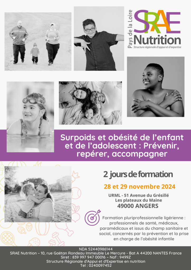 Formation Surpoids et obésité de l’enfant et de l’adolescent